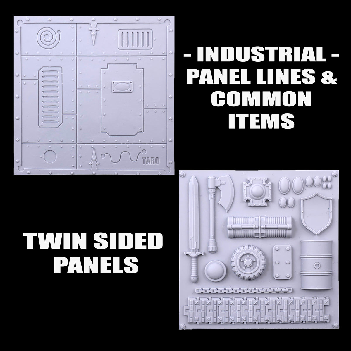 Painting Practice Panel - Industrial – Taro Modelmaker