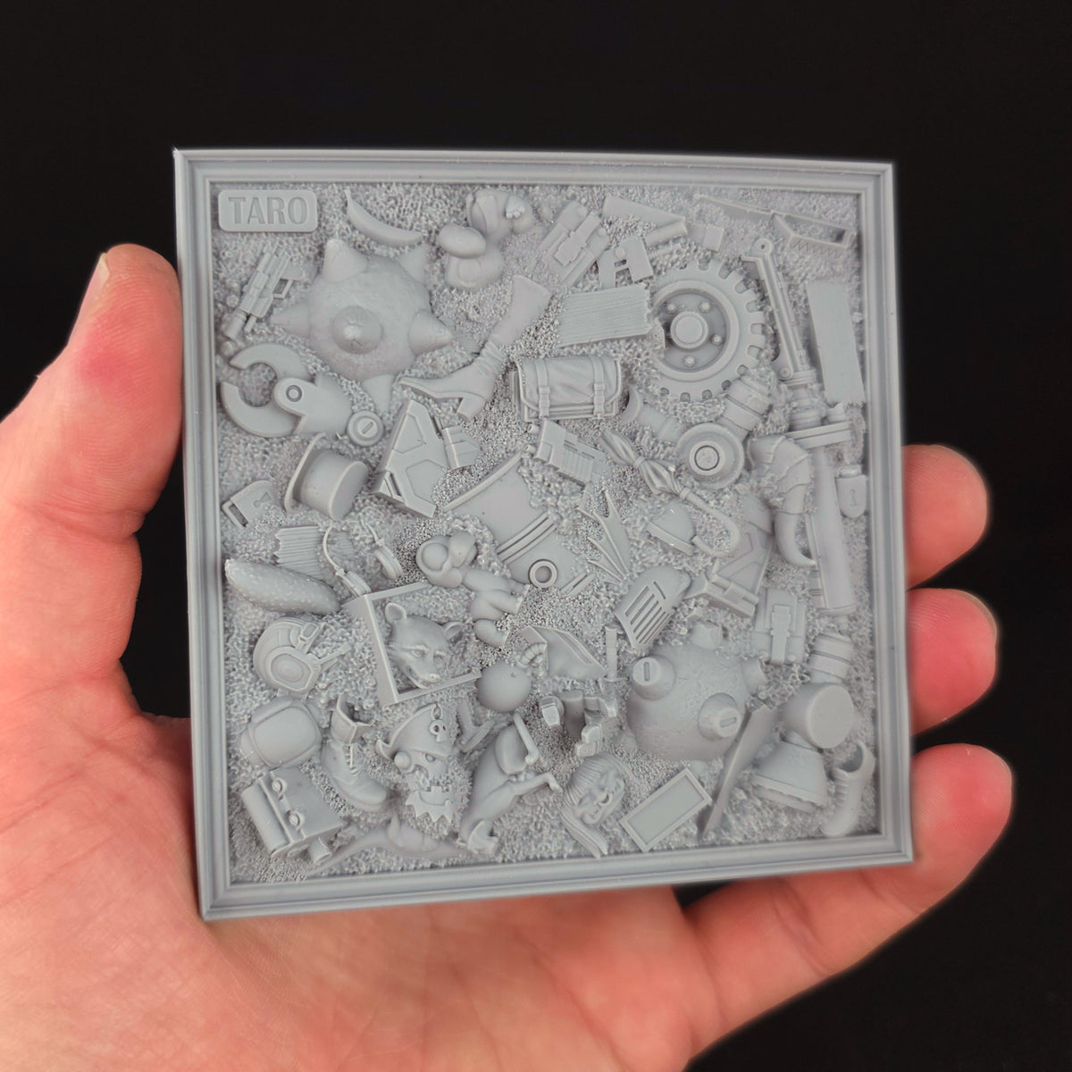 Painting Practice Panel - Large Junk Yard – Taro Modelmaker