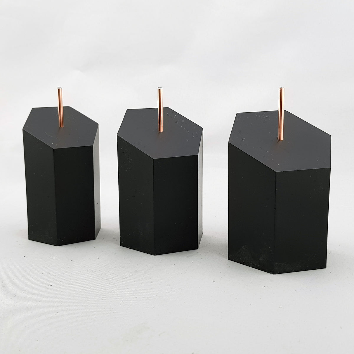 Hex Bust Resin Display Plinths - 25 degree slant – Taro Modelmaker