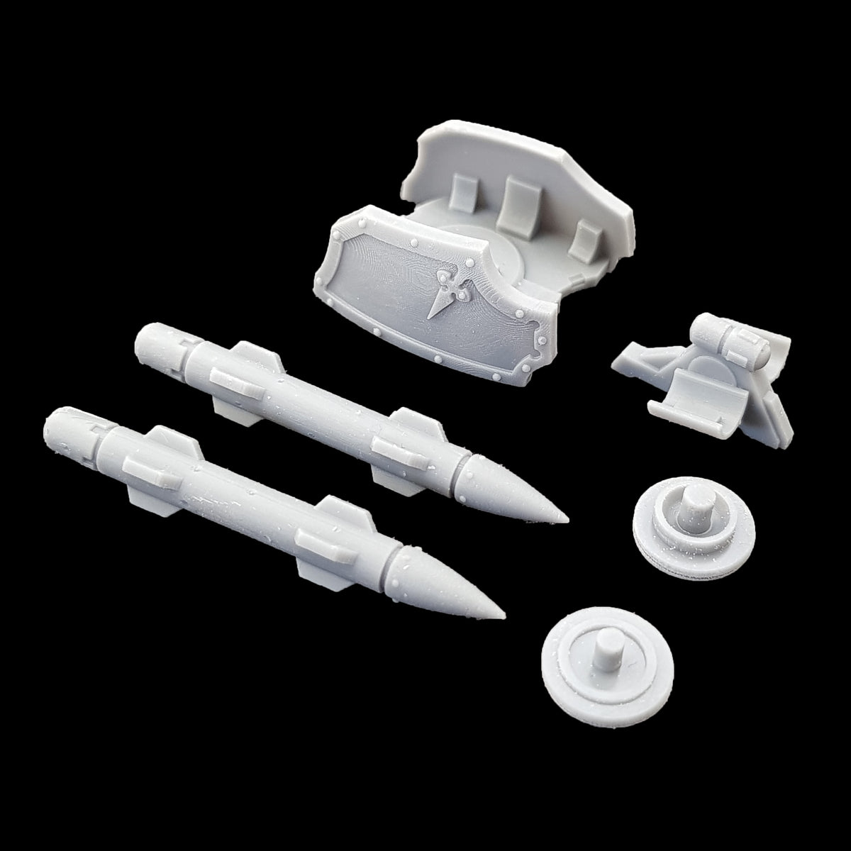 Knight Canopy Mounted Twin Missile Rack – Taro Modelmaker