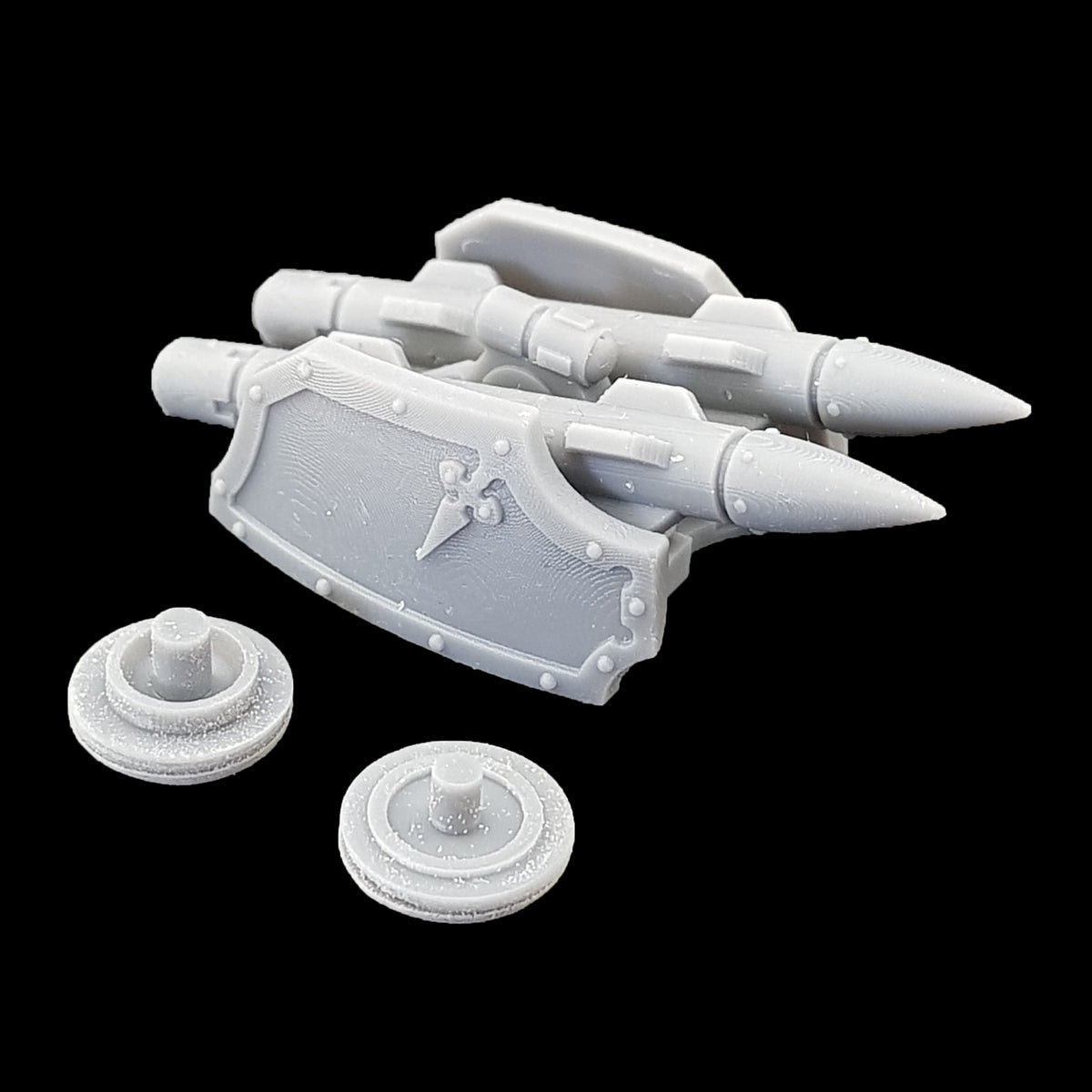 Knight Canopy Mounted Twin Missile Rack – Taro Modelmaker