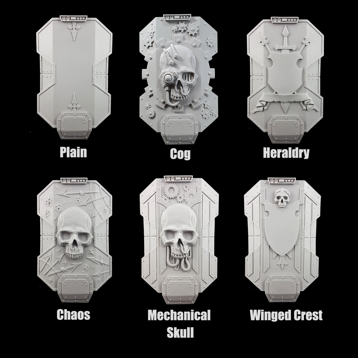 Imperial Knight Breach Shield Conversion Set - 6 designs to choose fro ...